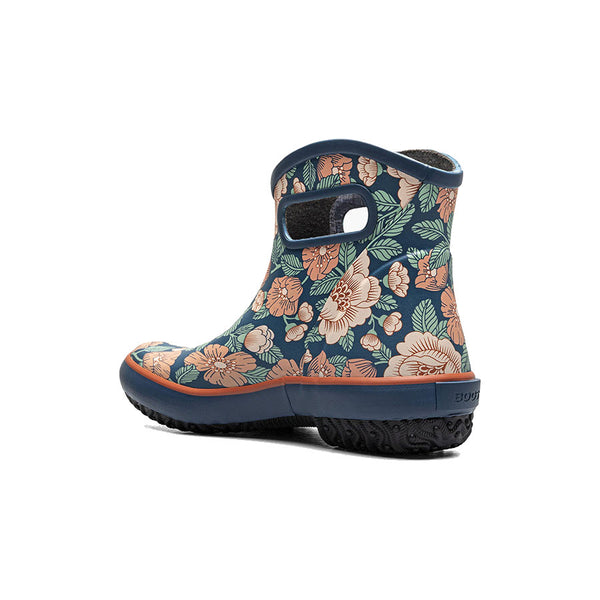 BOGS PATCH ANKLE TAPESTRY FLORAL NAVY MULTI - WOMENS - Lamey Wellehan Shoes