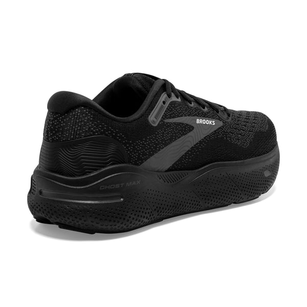 BROOKS GHOST MAX BLACK/BLACK/EBONY - MENS - Lamey Wellehan Shoes