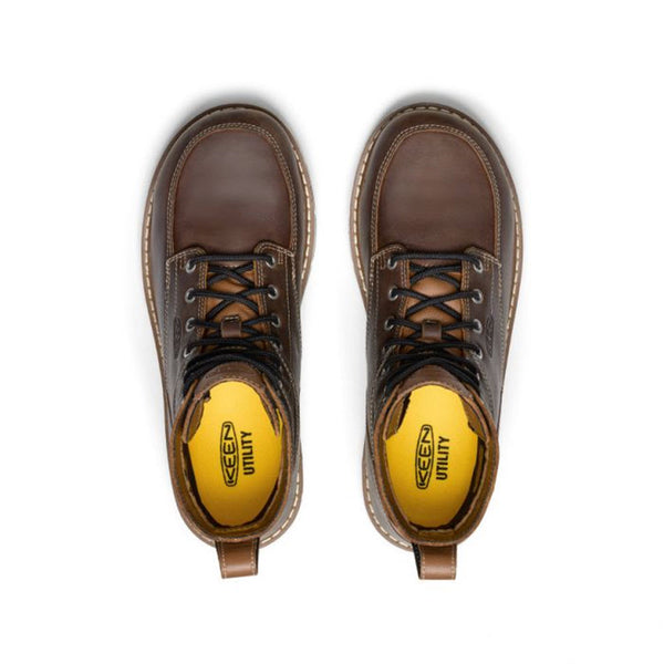 KEEN SAFETY TOE SAN JOSE 6 INCH 90 DEGREE WATERPROOF BOOT BISON - MENS ...